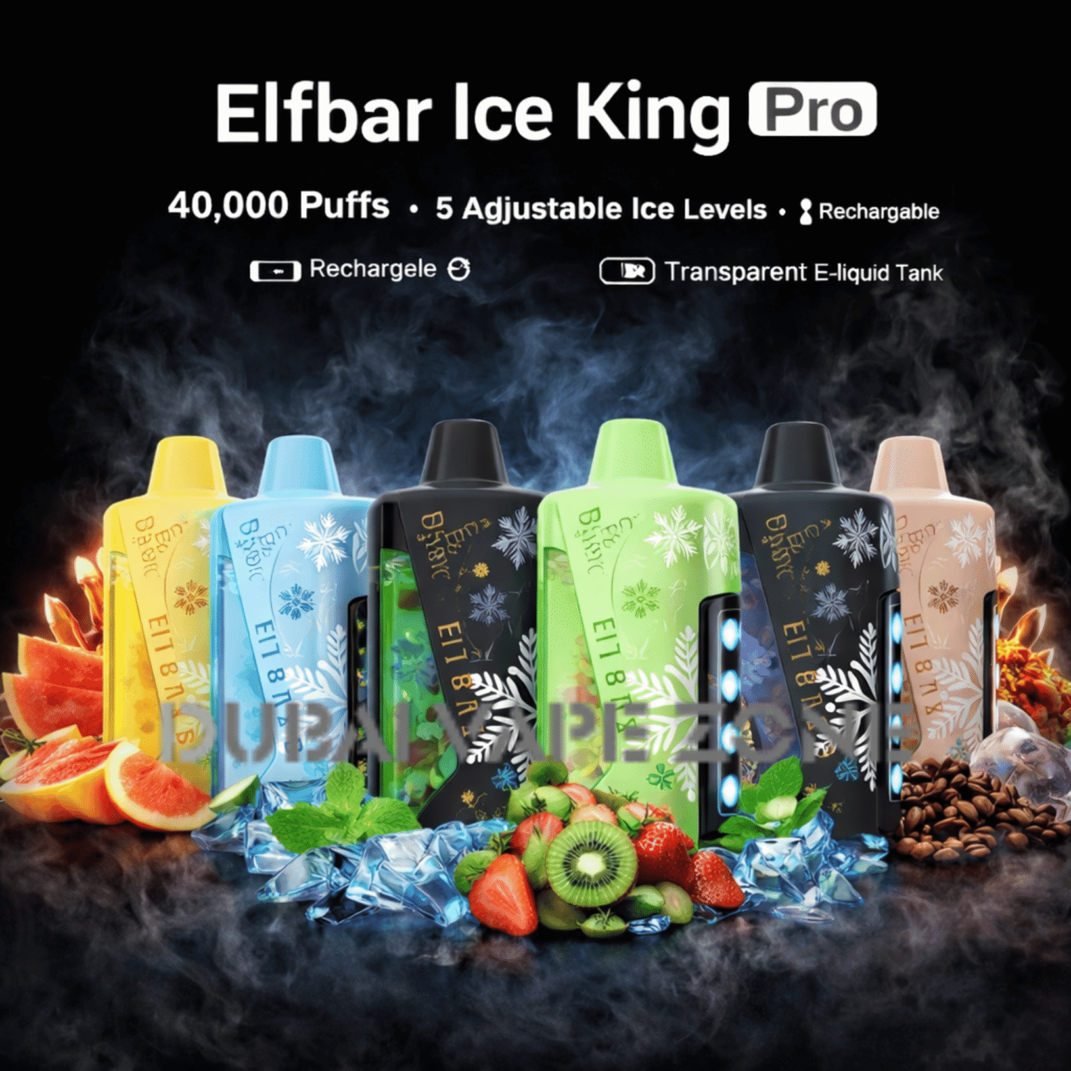 Elfbar Ice King Pro 40000 Puffs Disposable Vape Review – Price, Flavors ...