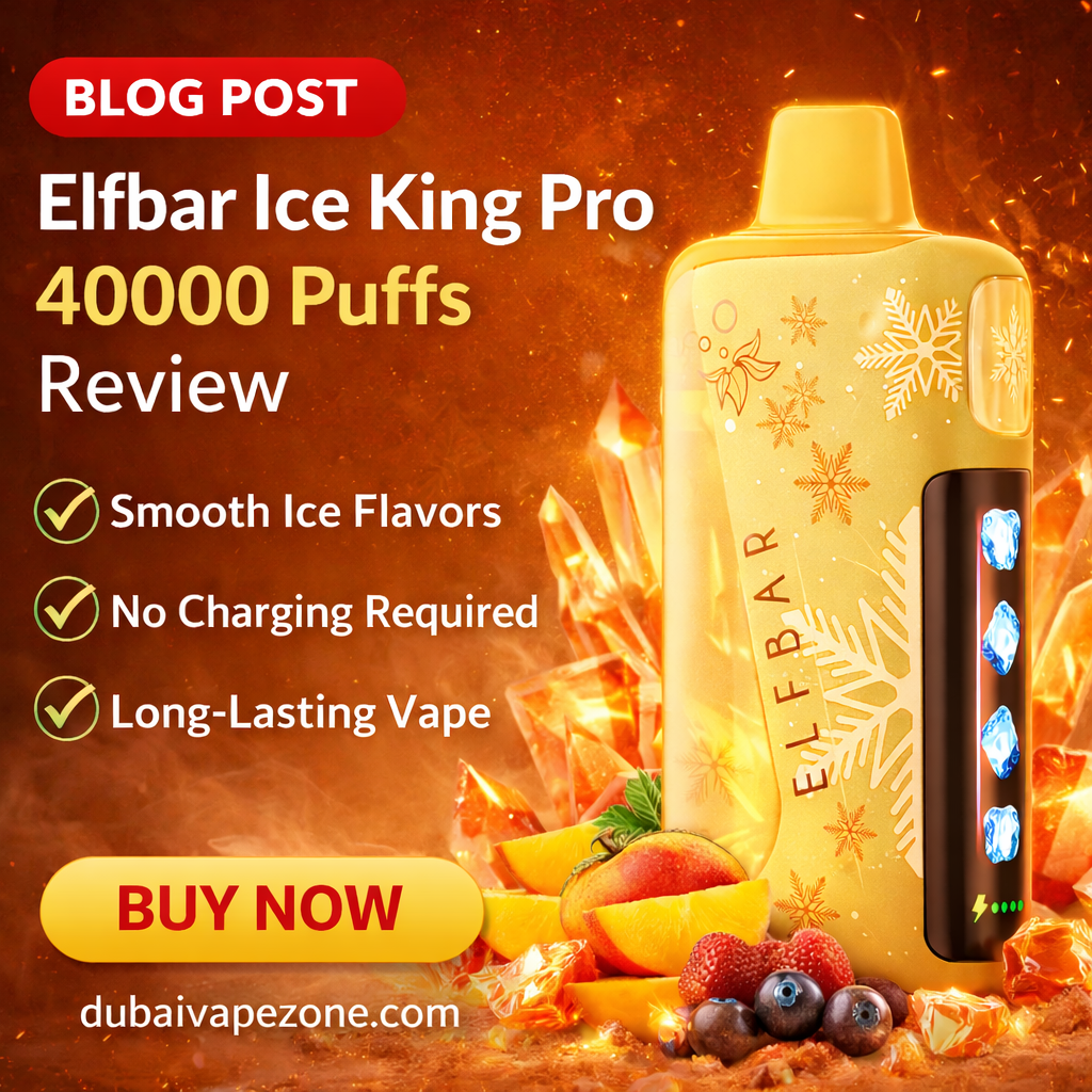 Elfbar Ice King Pro 40000 Puffs Disposable Vape Review – Price, Flavors ...